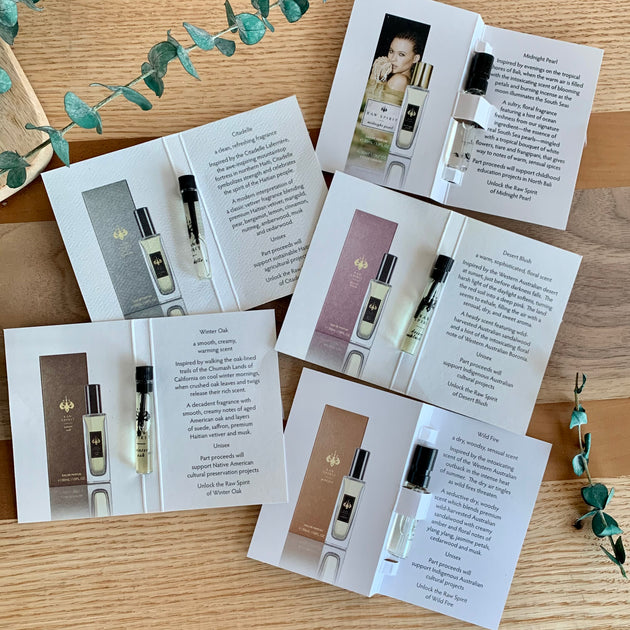 Perfume Sampler 5-Piece Collection, Clean Cruelty-Free Fine Fragrances ...